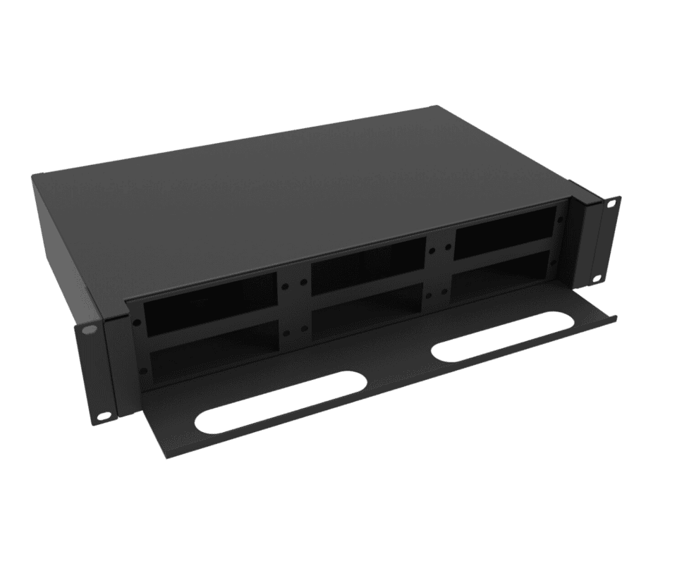 FotonGuide Fiber Optic Patch Panel (Unloaded) 19” Rack Mount, 2U ...