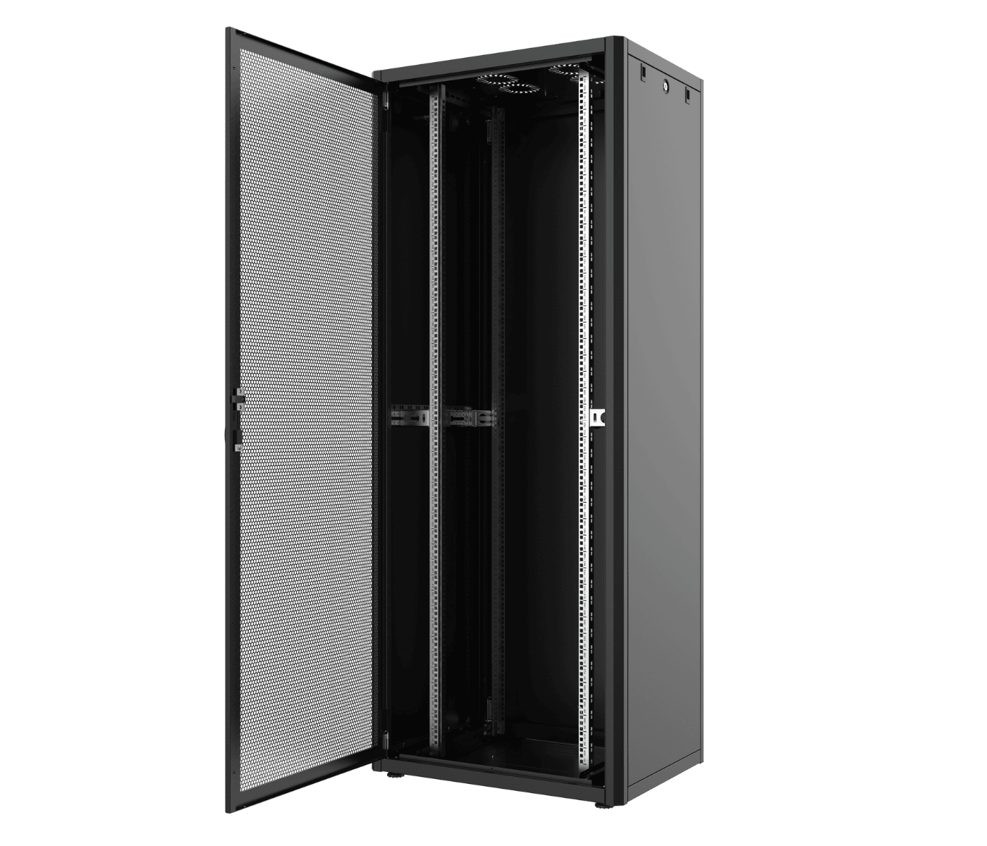 DataVault Rack W800xD600, 63% Perforated Front Door, Solid Rear Door ...