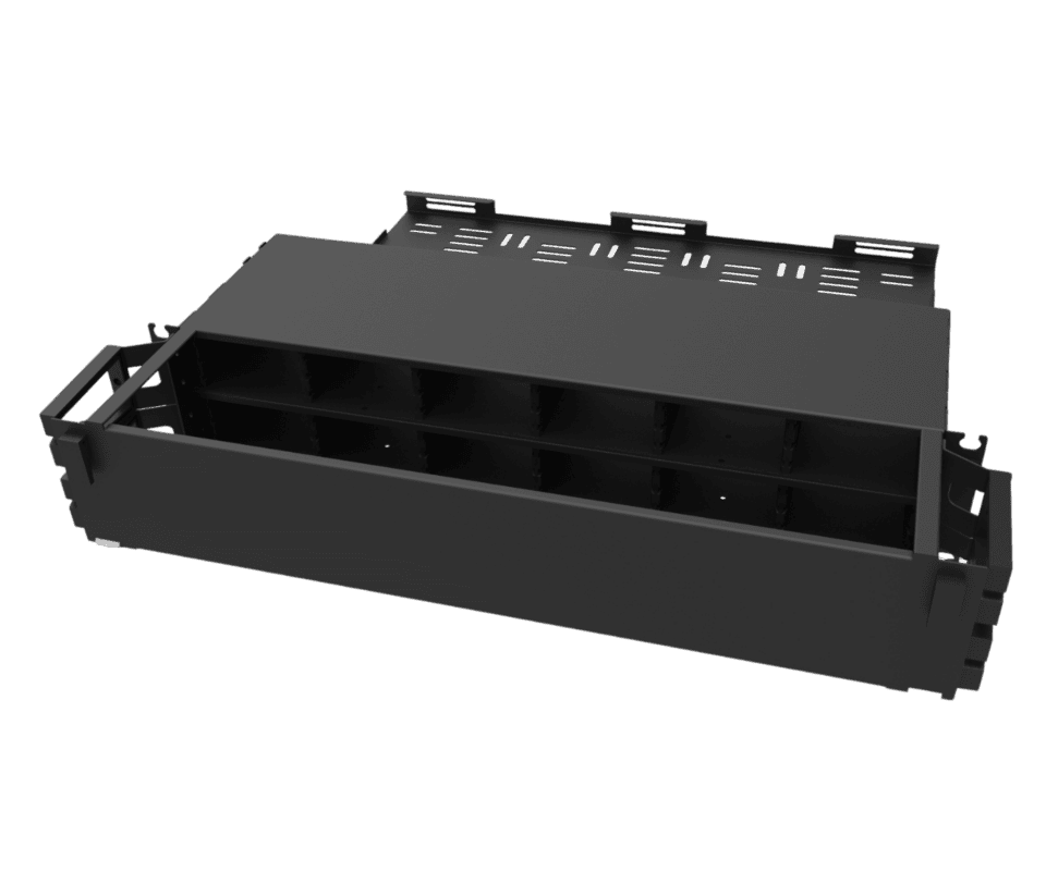 FotonShield HD Cassette Type Fiber Patch Panel (Empty), 19" 2RU - Fits ...