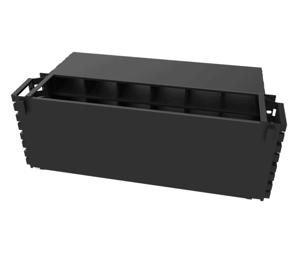 FotonShield HD Cassette Type Fiber Patch Panel (Empty), 19" 4RU - Fits ...