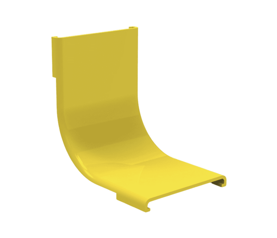 StarTrail Fiber Raceway, 90° Vertical Up Elbow Cover for 600mm Duct ...