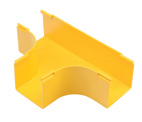 StarTrail Fiber Raceway, Horizontal Tee for Duct W60mm x H60mm (PVC ...